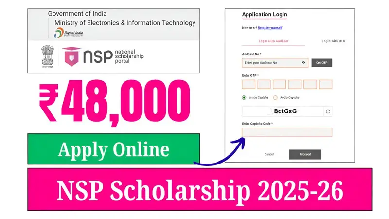 NSP Scholarship 2025-26 Apply Online, Check Eligibility, Status, Last Date @ Scholarships.gov.in ...